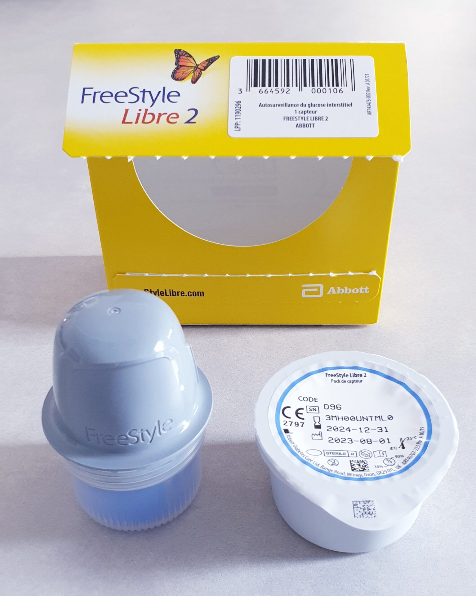 Avis et test du capteur de glucose Freestyle libre 2 d'Abbott